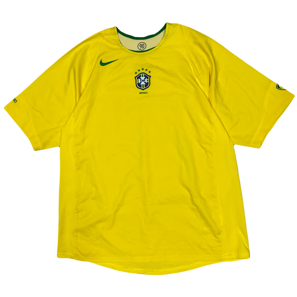 Nike Total 90 2004 Brazil Shirt In Yellow ( L ) – 1036 Emporium