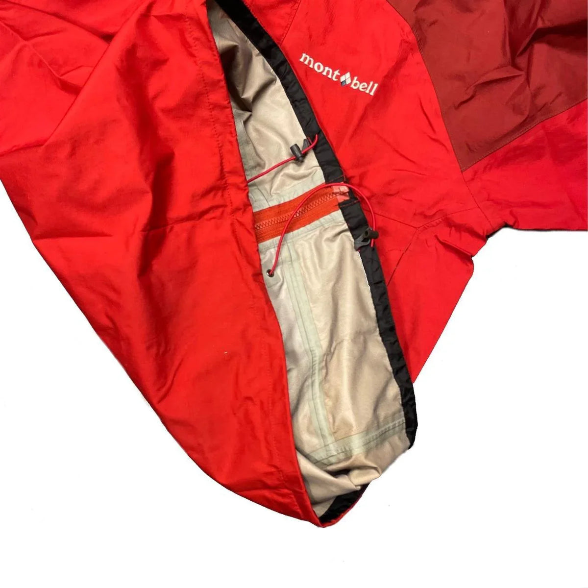 Montbell Waterproof Windbreaker Jacket In Red ( S )